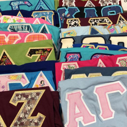 Customize It! - Letter Shirt – Greek Threads